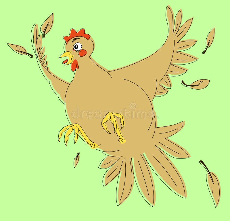 Scared Chicken Cartoon Images