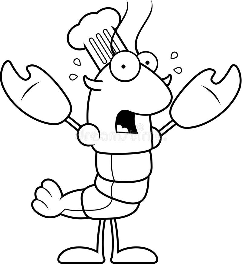 Scared Chef stock vector. Illustration of cartoon, scared - 14457417