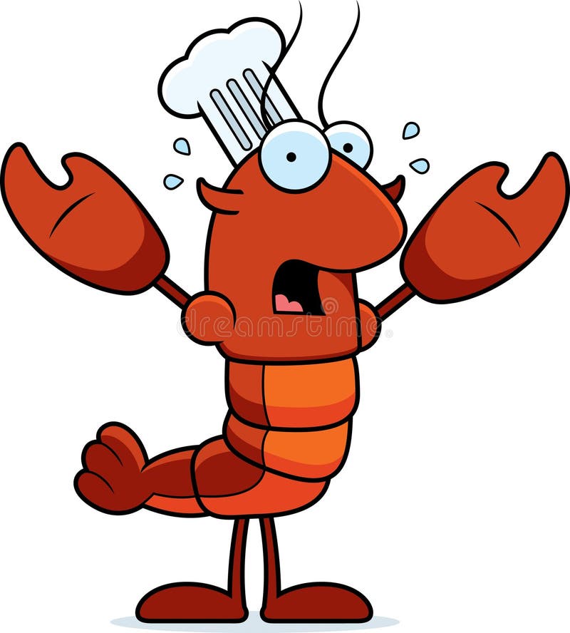Crawfish Chef stock vector. Illustration of cuisine, cook - 24170650