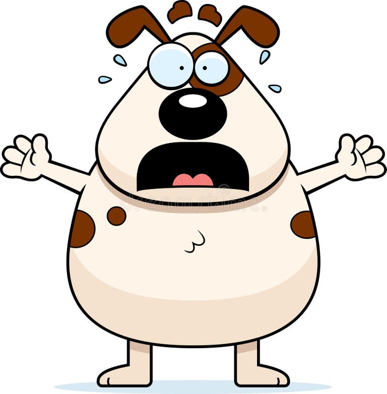 Cartoon Dog Scared Stock Illustrations – 799 Cartoon Dog Scared Stock ...