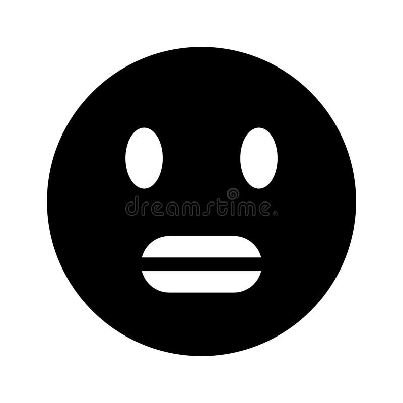 Scared Emoji Icon Design, Ready To Use Vector Stock Vector ...