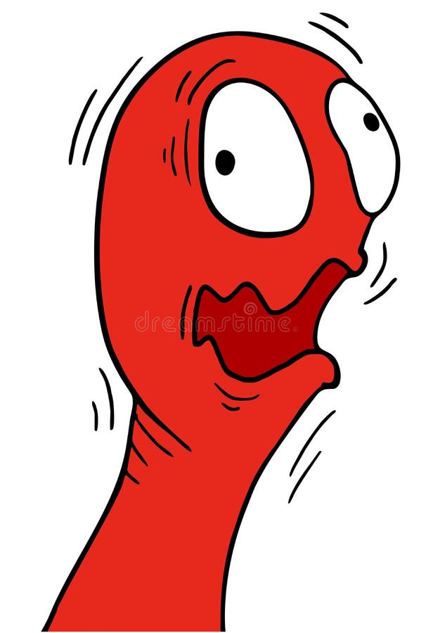 Scared face stock vector. Illustration of emoji, emotion - 87393675