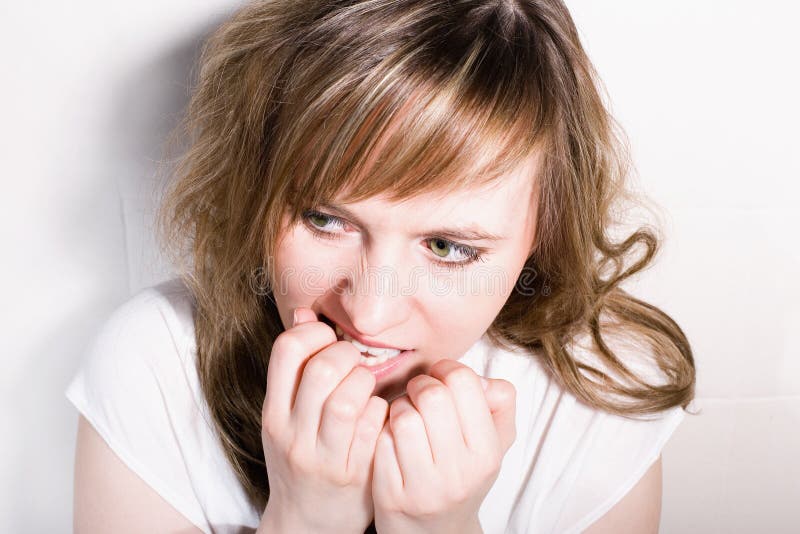Scared girl stock photo. Image of anger, person, beautiful - 4778250