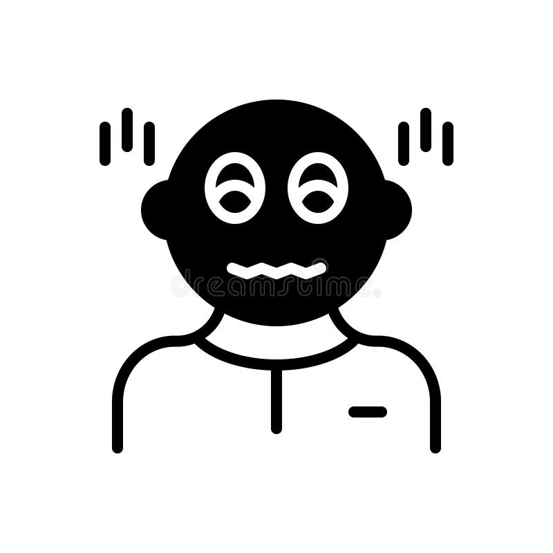 Scared Afraid Man Wrapped in Red Fear Tape Stock Illustration ...