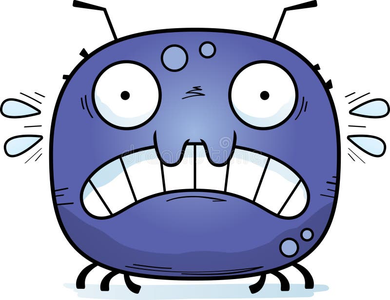 Scared Little Tick stock vector. Illustration of animal - 115895784