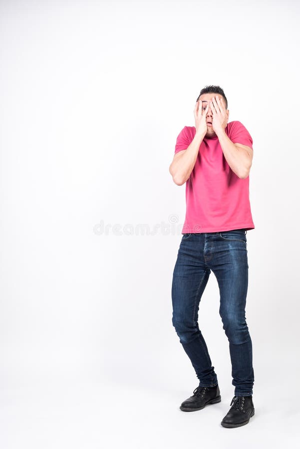 335 Man Scared Full Body Stock Photos - Free & Royalty-Free Stock ...