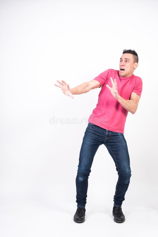 335 Man Scared Full Body Stock Photos - Free & Royalty-Free Stock ...