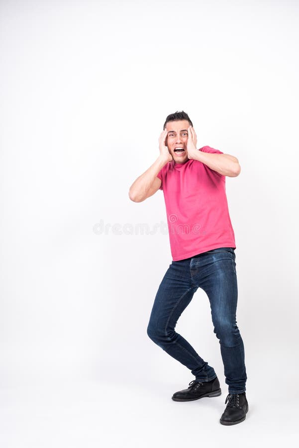 Scared Person Full Body