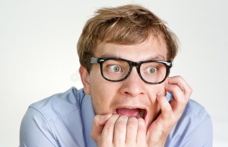 Scared manager stock image. Image of consultant, cheerful - 21616057