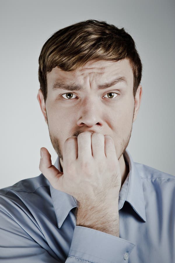 Scared manager stock image. Image of anger, business - 22726885