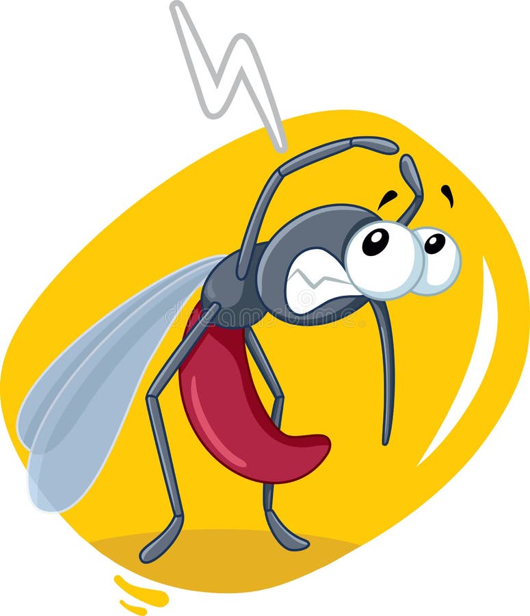 Scared Mosquito Stock Illustrations – 123 Scared Mosquito Stock ...