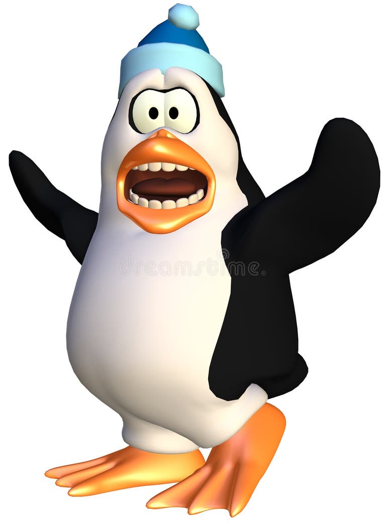 Cartoon Scared Penguin Stock Illustrations – 50 Cartoon Scared Penguin ...