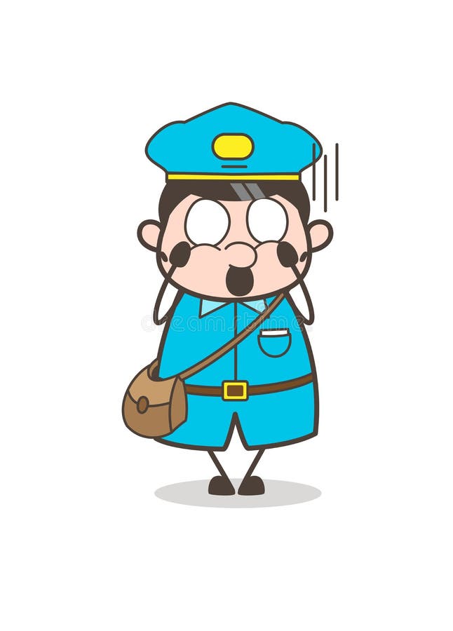 Scared Policeman Stock Illustrations – 72 Scared Policeman Stock ...