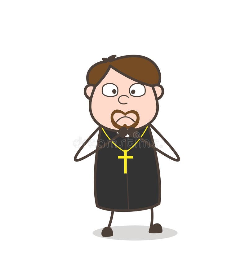Sad Cartoon Priest Stock Illustrations – 87 Sad Cartoon Priest Stock ...