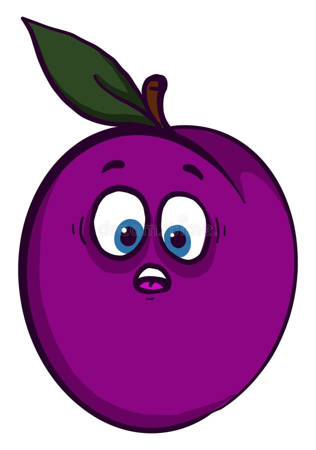 Scared Blue Emoji Face Vector Illustration on a Stock Vector ...