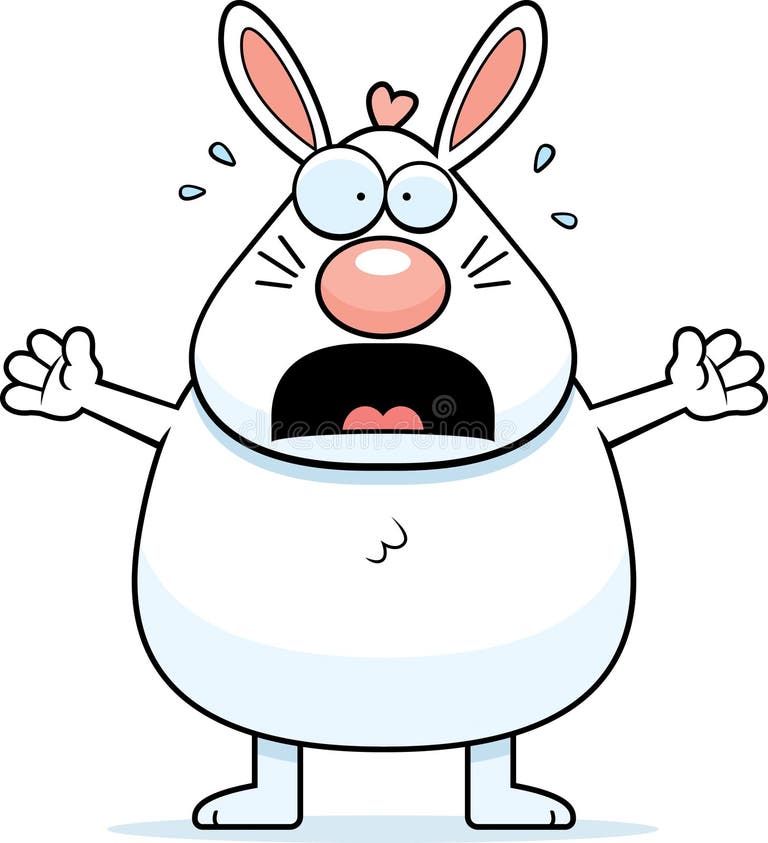 Scared Rabbit Stock Illustrations – 396 Scared Rabbit Stock ...