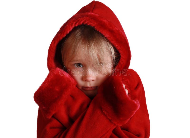 Scared red riding hood stock image. Image of face, scared - 1803969