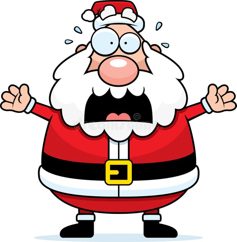 Scared Santa Claus Stock Illustrations – 225 Scared Santa Claus Stock ...