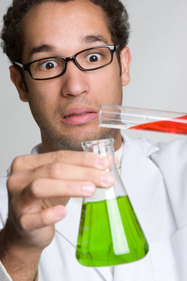 Mad Scientist stock image. Image of science, confused - 13279425