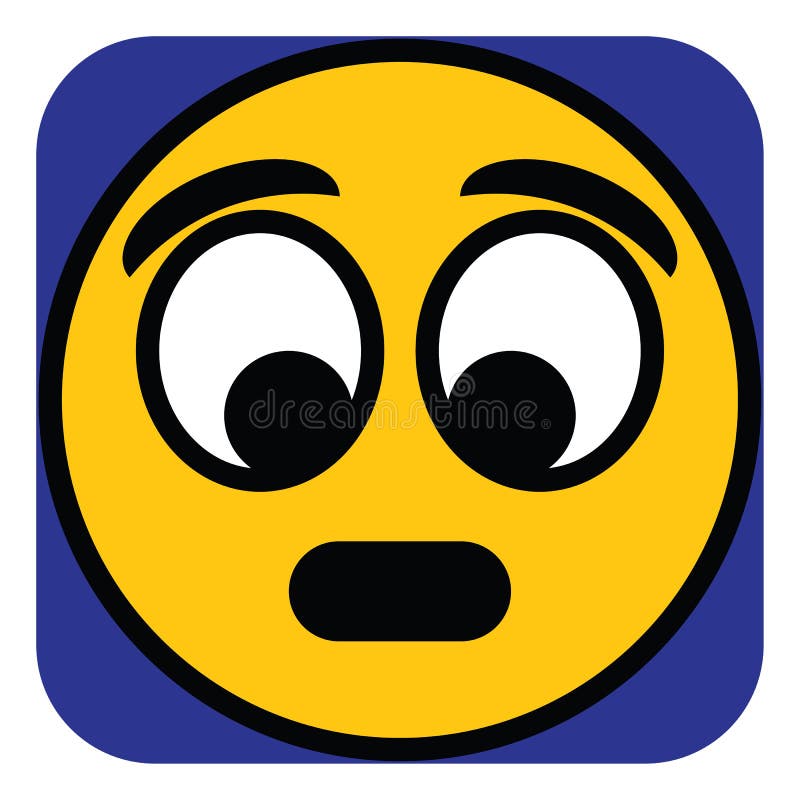 Yellow Scared Monster, Icon Icon Stock Vector - Illustration of vector ...