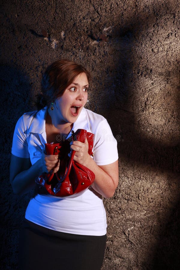 Scared woman stock image. Image of aggressive, person - 9679255