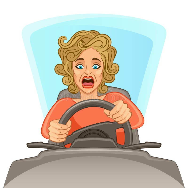 Scared Driving Stock Illustrations – 190 Scared Driving Stock ...
