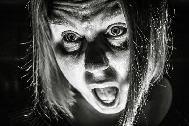 Scared Woman stock photo. Image of emotional, facial - 31569932