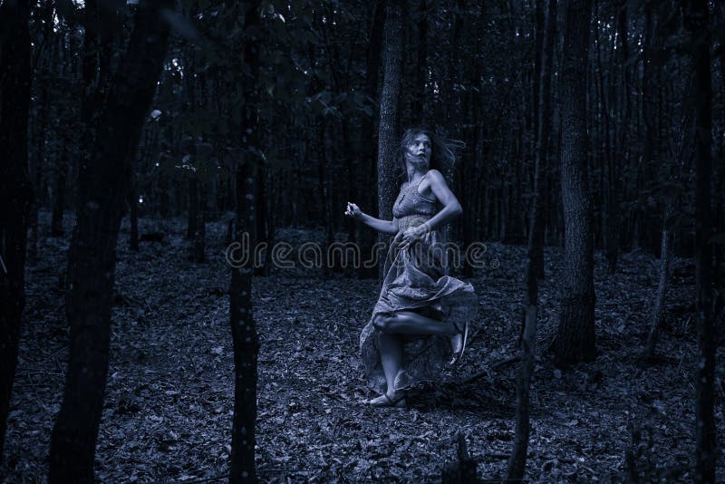 Little Girl Running Scared