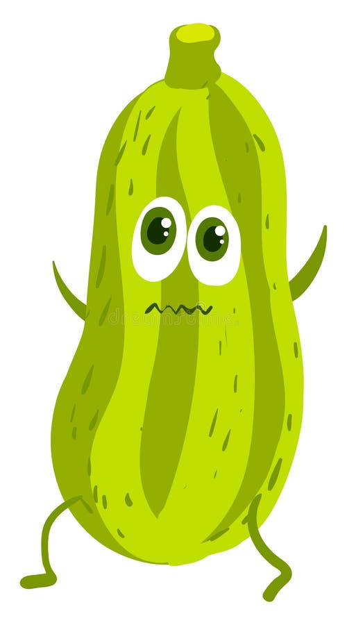 Scared Cartoon Broccoli stock vector. Illustration of vegetable - 47365033