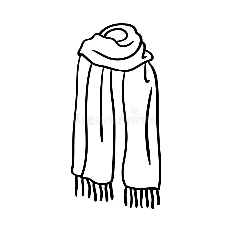 Scarf EPS Vector File Digital Download Stock Vector - Illustration of ...