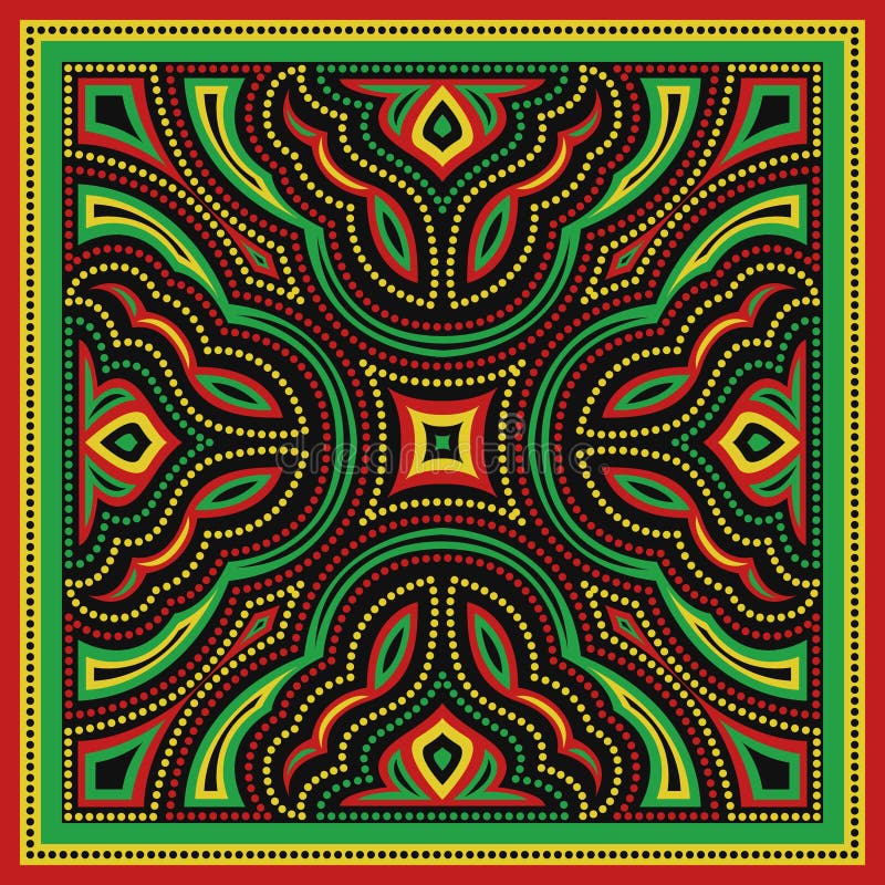 Scarf pattern stock vector. Illustration of harmony - 127334863