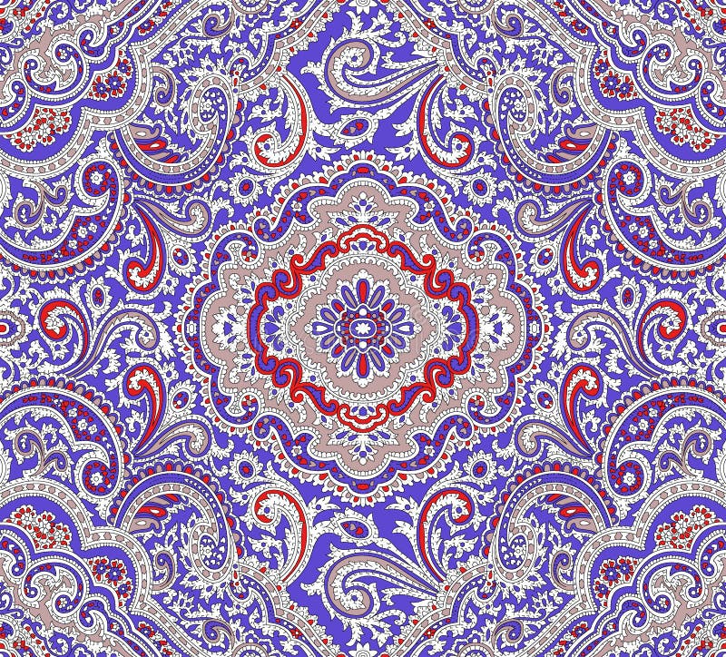 Scarf pattern stock vector. Illustration of contemporary - 77323354