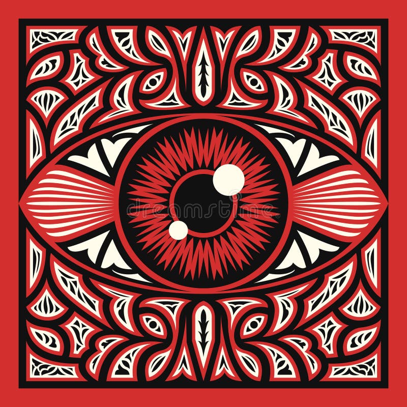 Scarf pattern stock vector. Illustration of illusion - 313019720