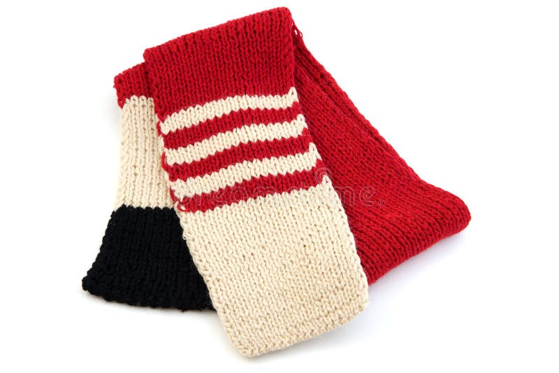 Scarf in the Form of a Dollar Sign Stock Photo - Image of female, knit ...