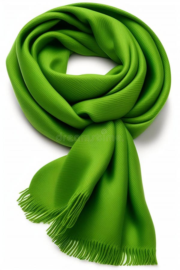 Scarf on white background stock illustration. Illustration of scarves ...