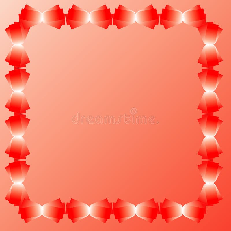 Scarlet frame stock vector. Illustration of congratulatory - 41475014