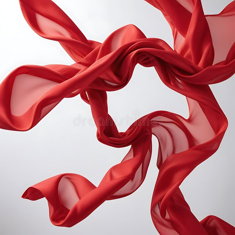 Scarlet Red Fabric Texture Background Stock Illustration - Illustration ...