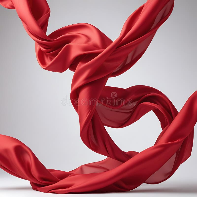 Scarlet Red Fabric Texture Background Stock Illustration - Illustration ...