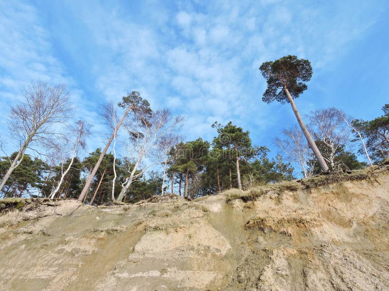 Scarp on Baltic Sea Coast, Lithuania Stock Photo - Image of nature ...