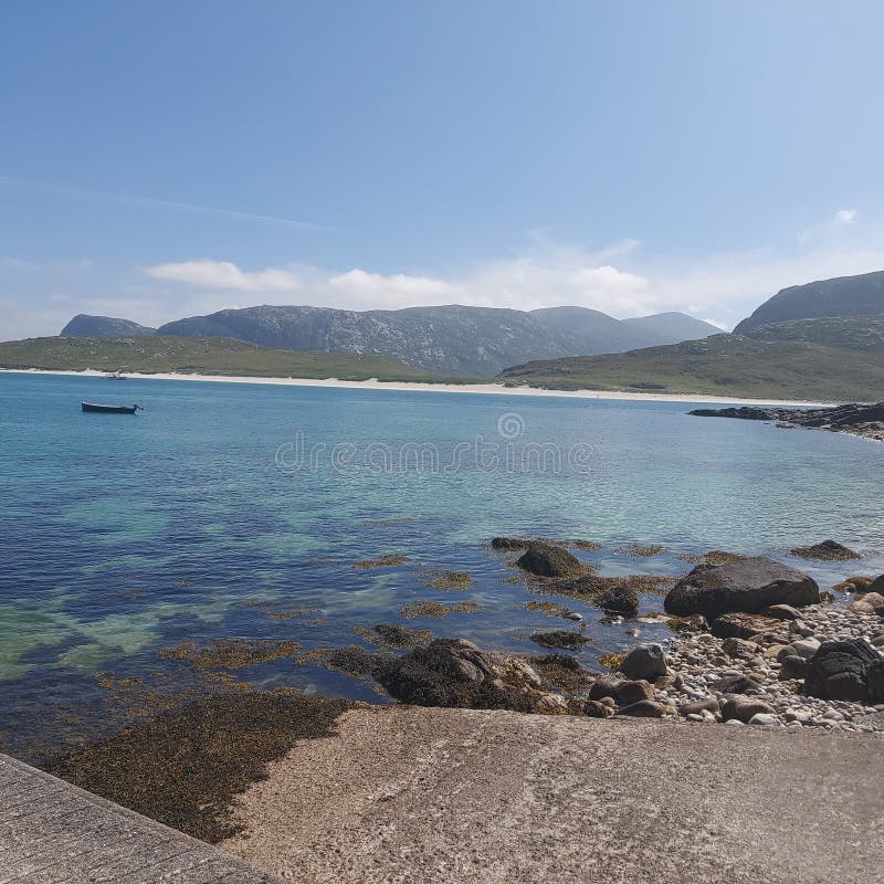 Scarp isle of harris stock image. Image of coast, vacation - 265552903