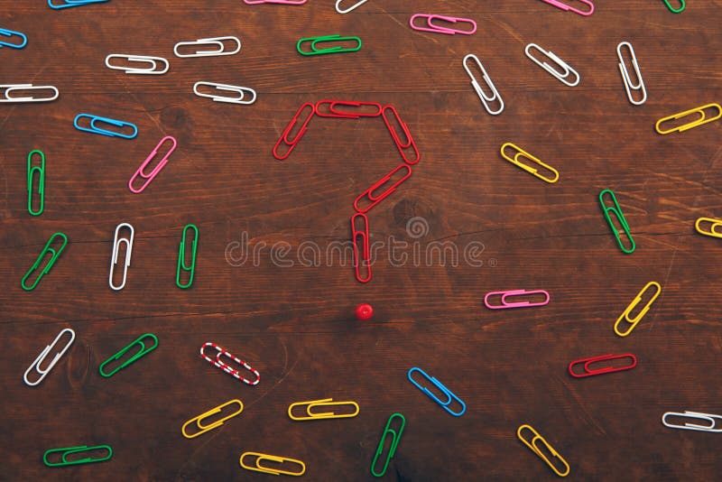 Scarpers Question Mark Sharp Table Stock Photo - Image of high, mail ...