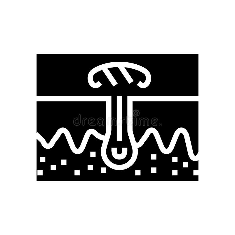 Scarring Health Problem Glyph Icon Vector Illustration Stock Vector ... Scarring Health Problem Glyph Icon Vector Illustration Stock Vector ...