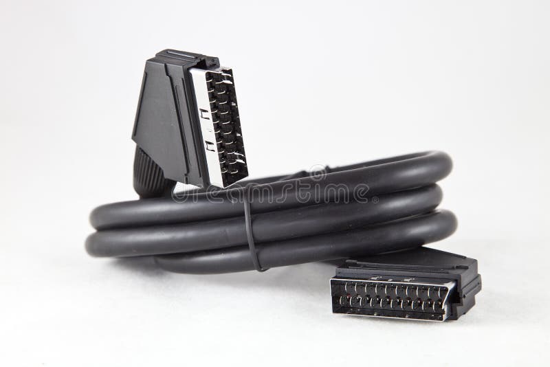 Scart stock image. Image of interface, cord, device, component - 21265053