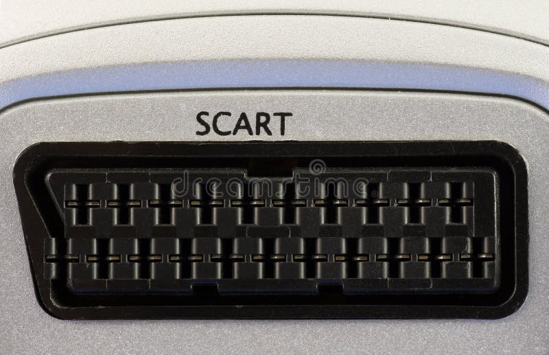 Scart Socket stock image. Image of connector, close, socket - 6227763
