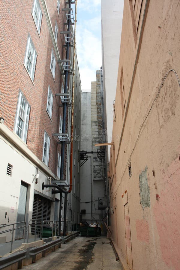 Scary Alley stock image. Image of alley, escape, dangerous - 4677439