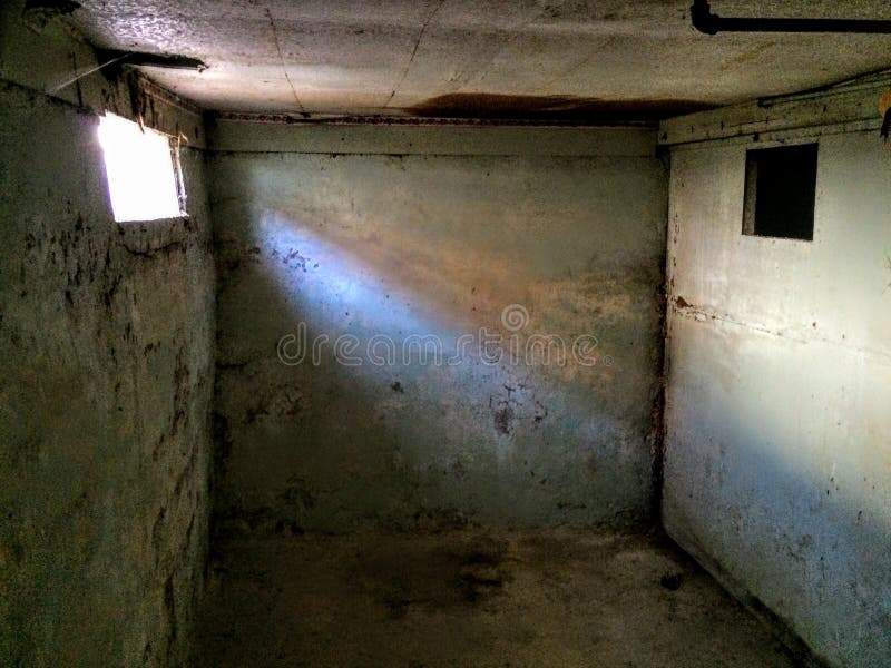 Scary Basement of Abandoned Building Stock Photo - Image of background ...
