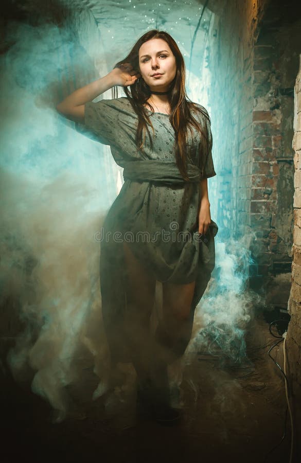 In a scary basement stock photo. Image of young, demolition - 65677524