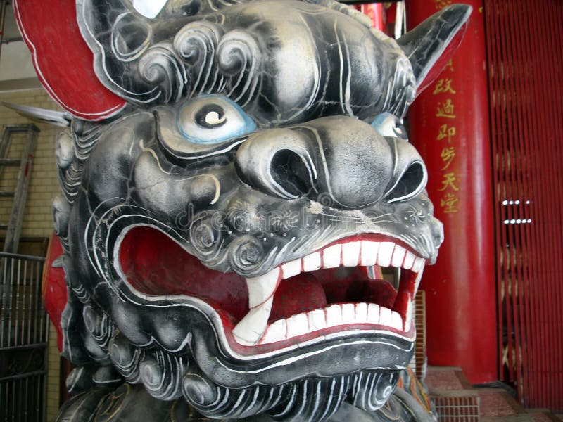 Scary Beast stock photo. Image of china, buddhism, teeth - 650716