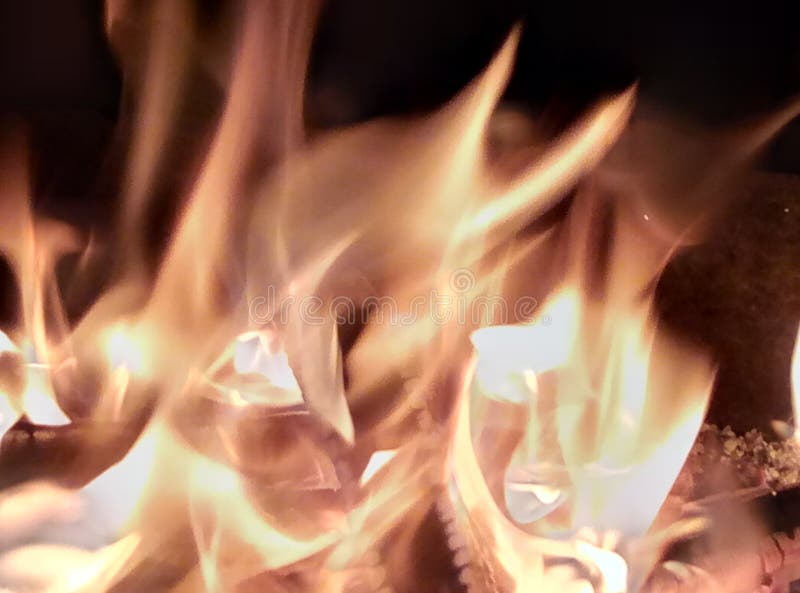 Scary Beautiful Bonfire at Night Stock Photo - Image of beach ...