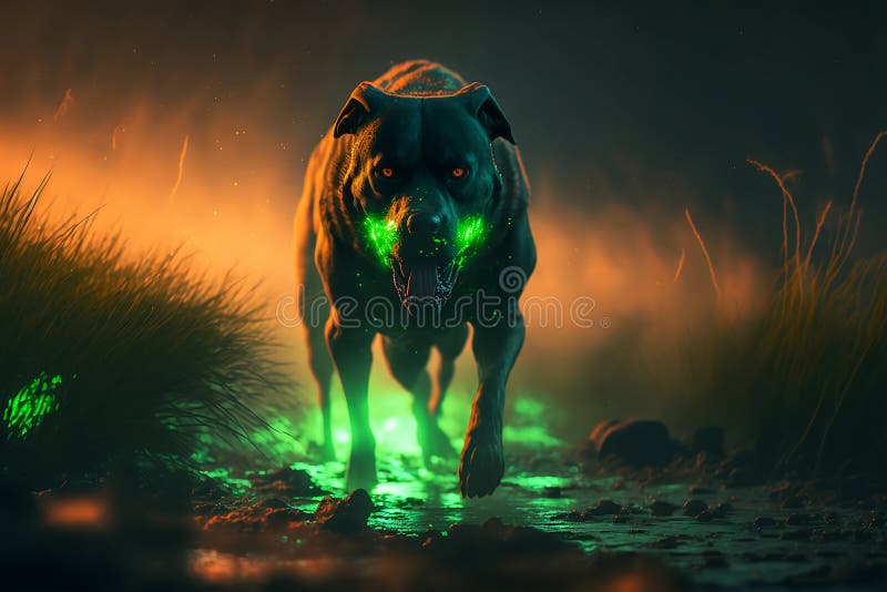 Glowing Red Eyes Dog Stock Illustrations – 26 Glowing Red Eyes Dog ...